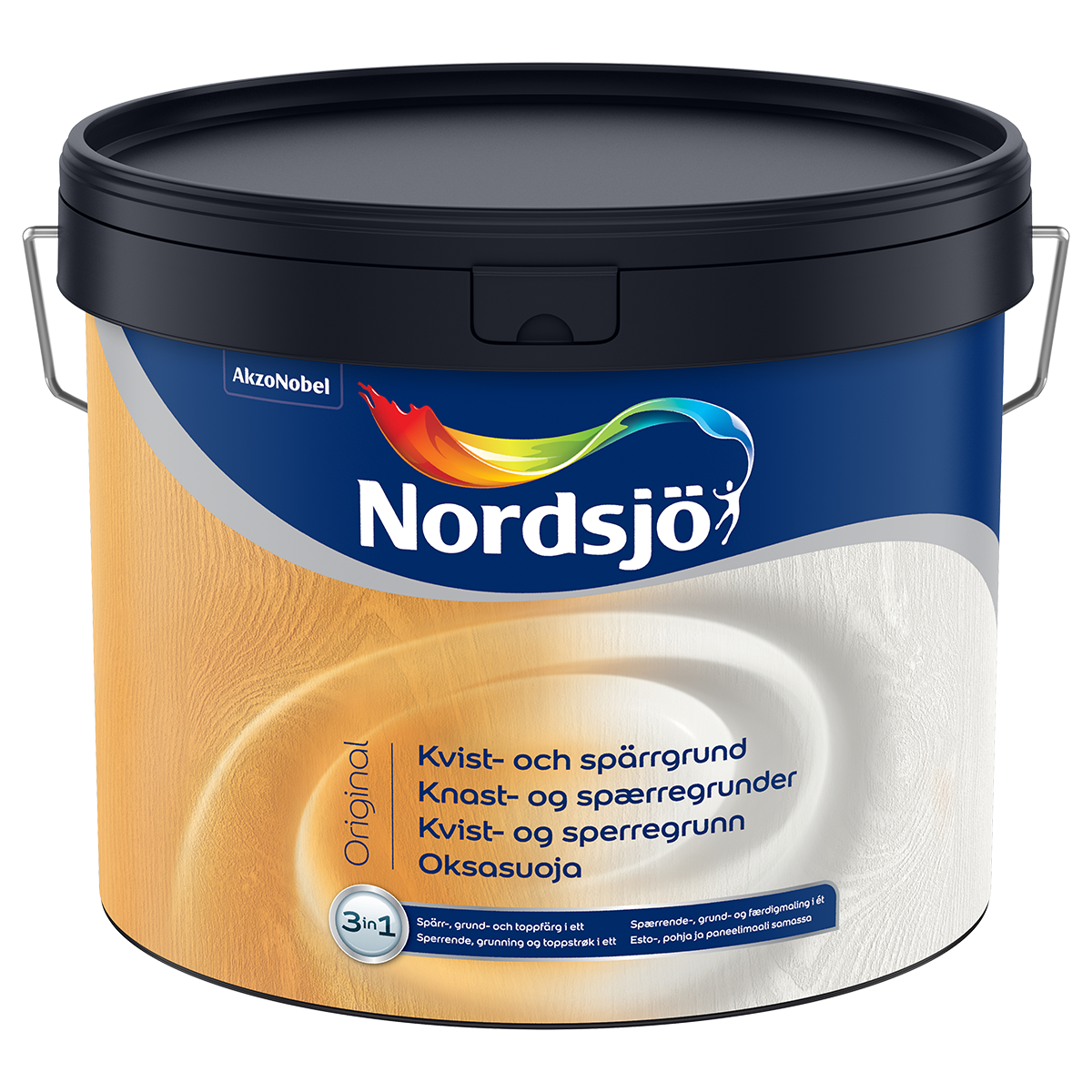 Nordsjö Original Kvist & Spärrgrund 3in1 Vit Nordsjö - Hemmavid.se
